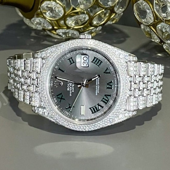 Rolex Custom Diamond Luxury Watch – customdiamjewel