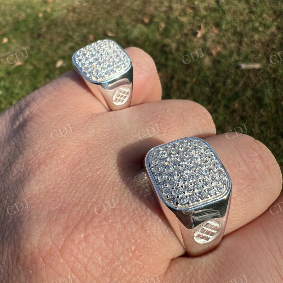 Antique Iced Out Hip Hop Diamond Ring for Stylish Men – customdiamjewel