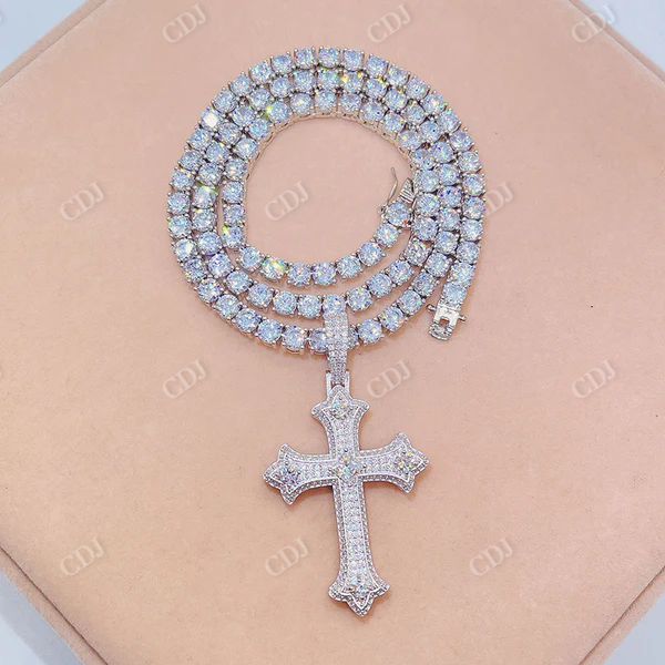 Diiamond Rapper Cross Pendant For Men – customdiamjewel