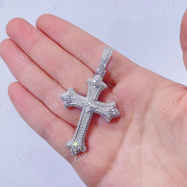 Diiamond Rapper Cross Pendant For Men – customdiamjewel