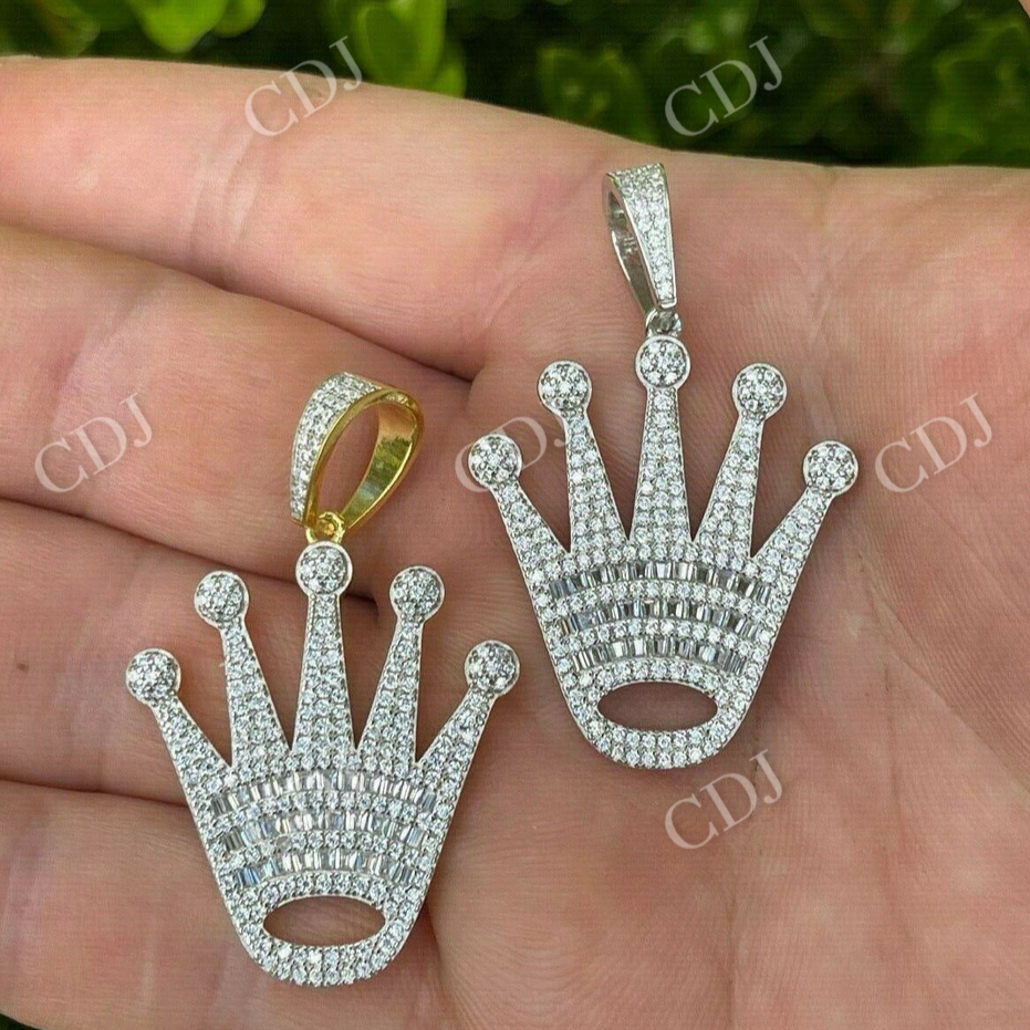 Gold Hip Hop King Crown Pendant | Shop The Collection – customdiamjewel