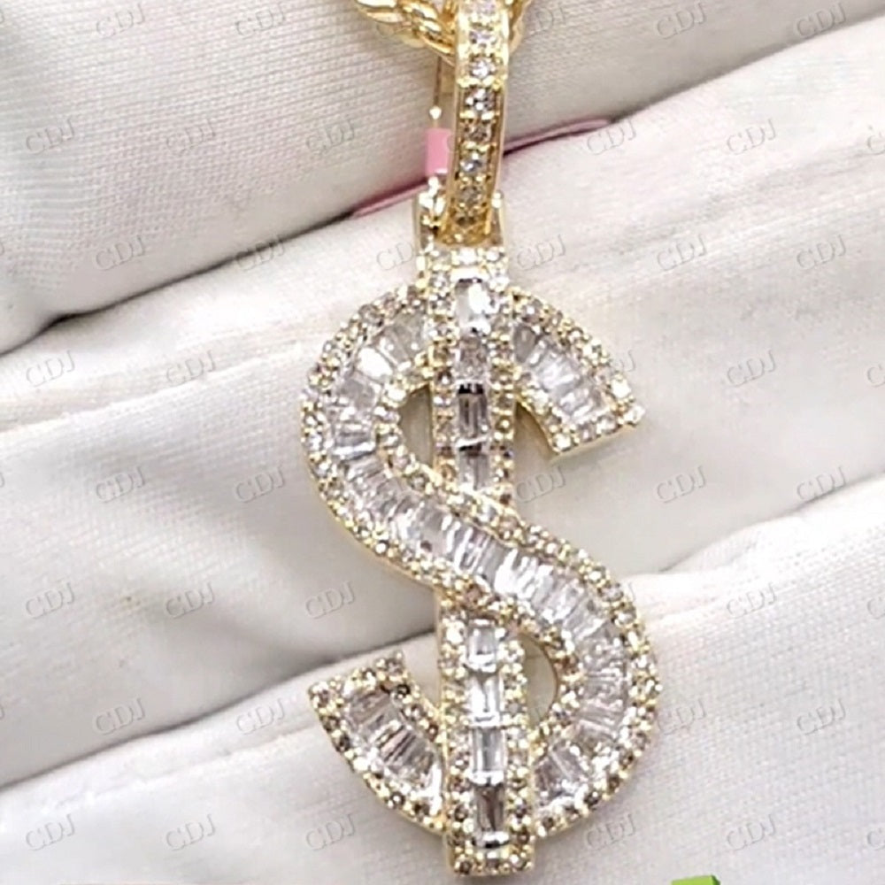 Doller Sign Hip Hop Diamond Pendant – customdiamjewel