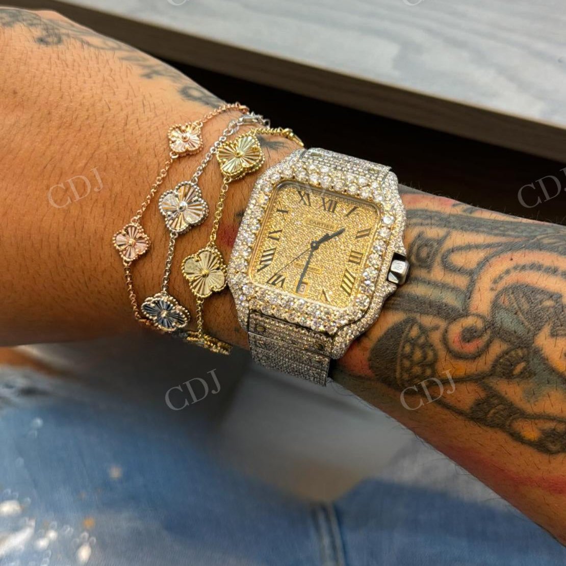 High Quality Van Clef Clover Bracelet For Men – customdiamjewel