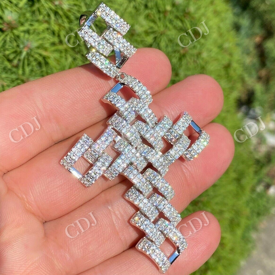Men's Cuban Cross Gold Pendant - Shop The Collection – customdiamjewel