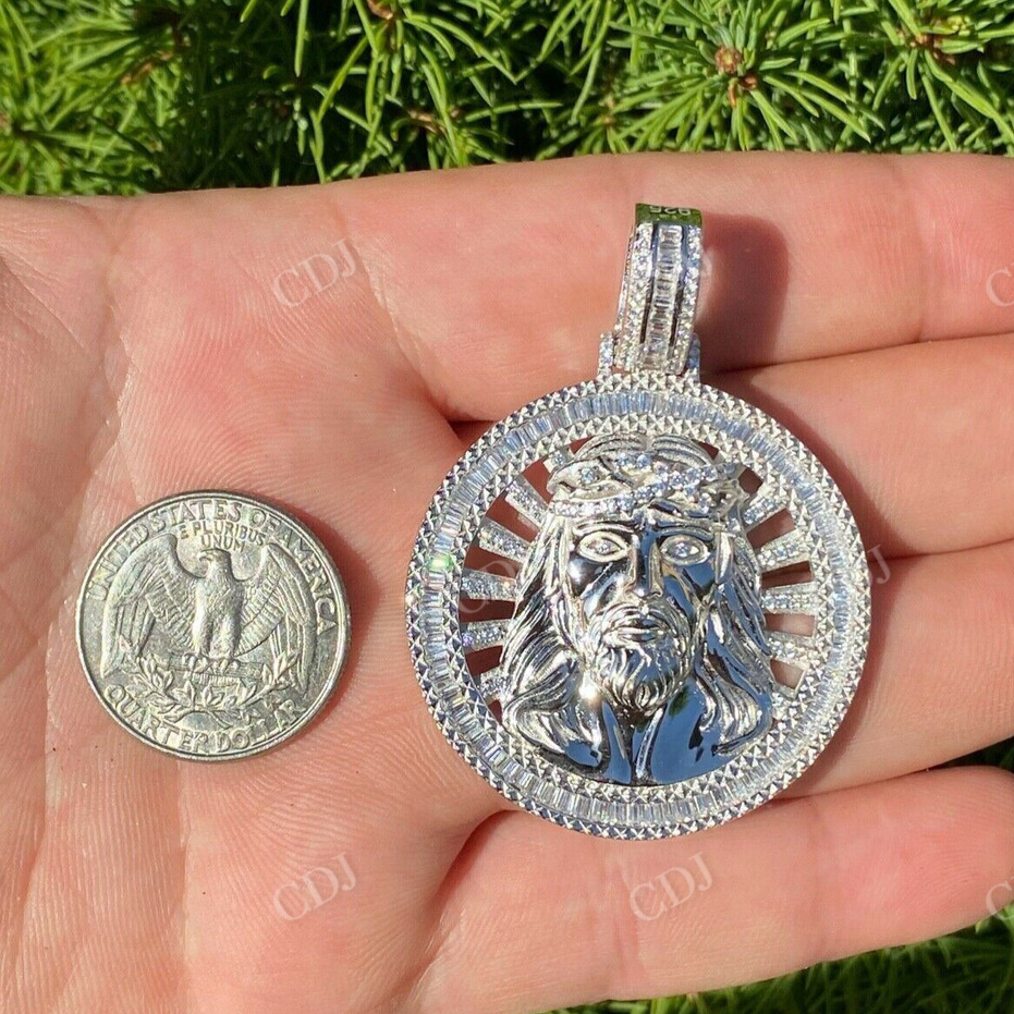 Jesus Piece Necklace Pendant – customdiamjewel