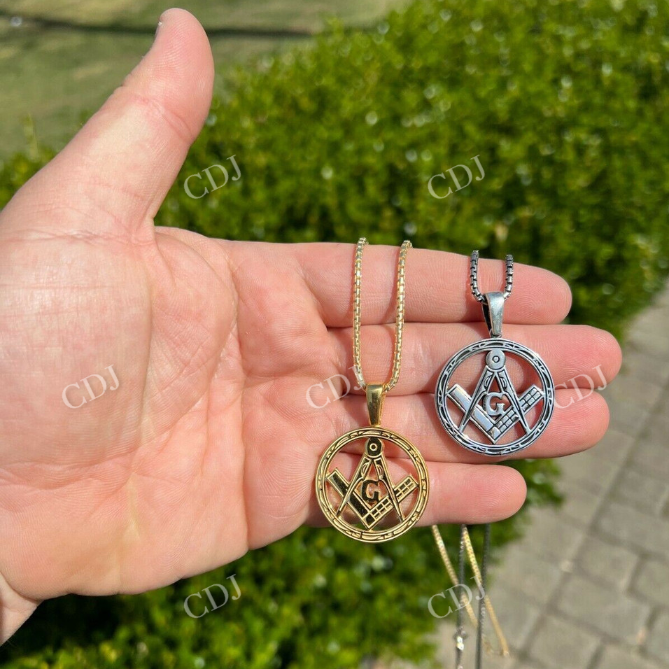 Round Freemason Masonic Medallion Pendant - Shop the Collection ...
