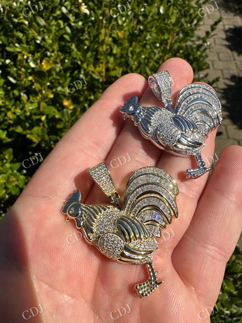 Rooster Gallo Solid Gold Hip Hop Pendant - Trendy Hip Hop Jewelry ...