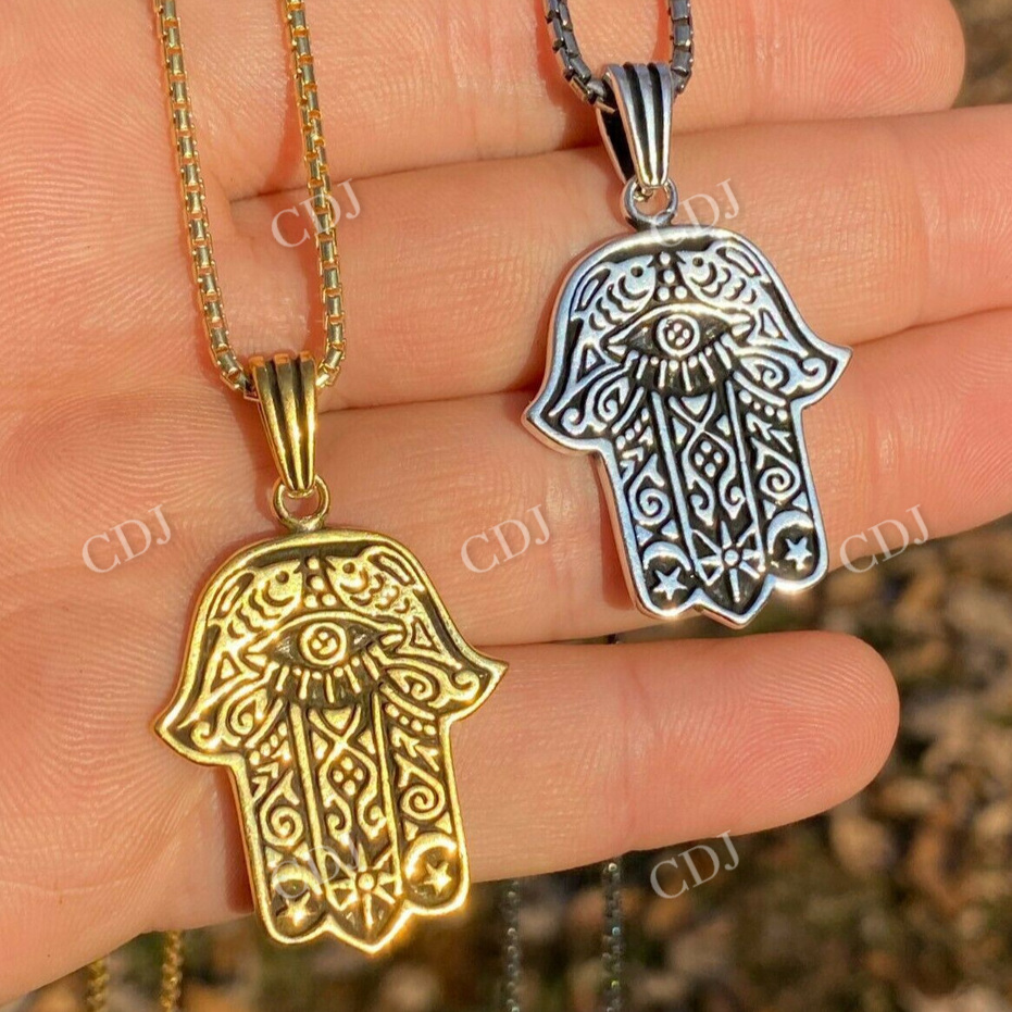 14k Gold Hamsa Hand Of Fatima Pendant - Shop Our Best Sellers ...