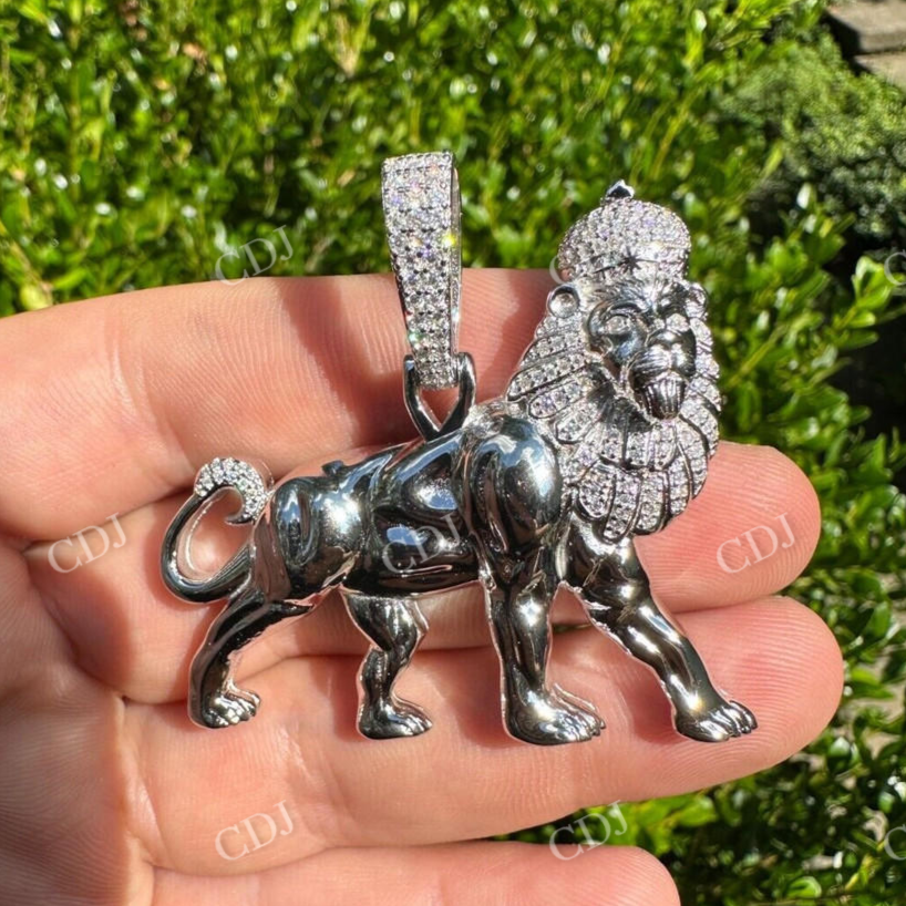 925 Solid Silver Iced Lion Hip Hop Pendant - Limited Time Offer ...