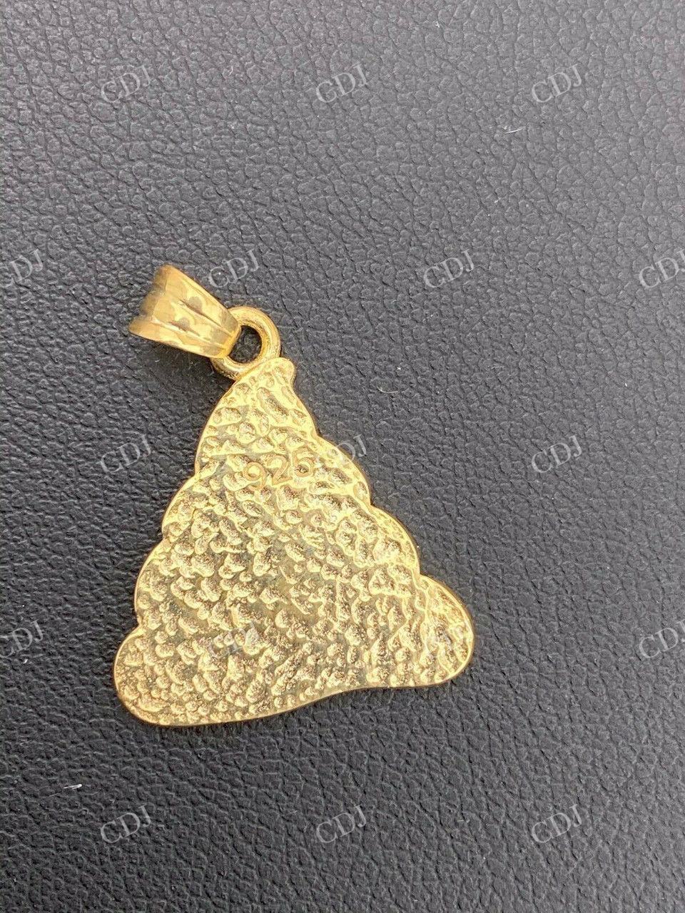 14K Gold Poop Emoji Pendant - Shop now for a fun accessory ...