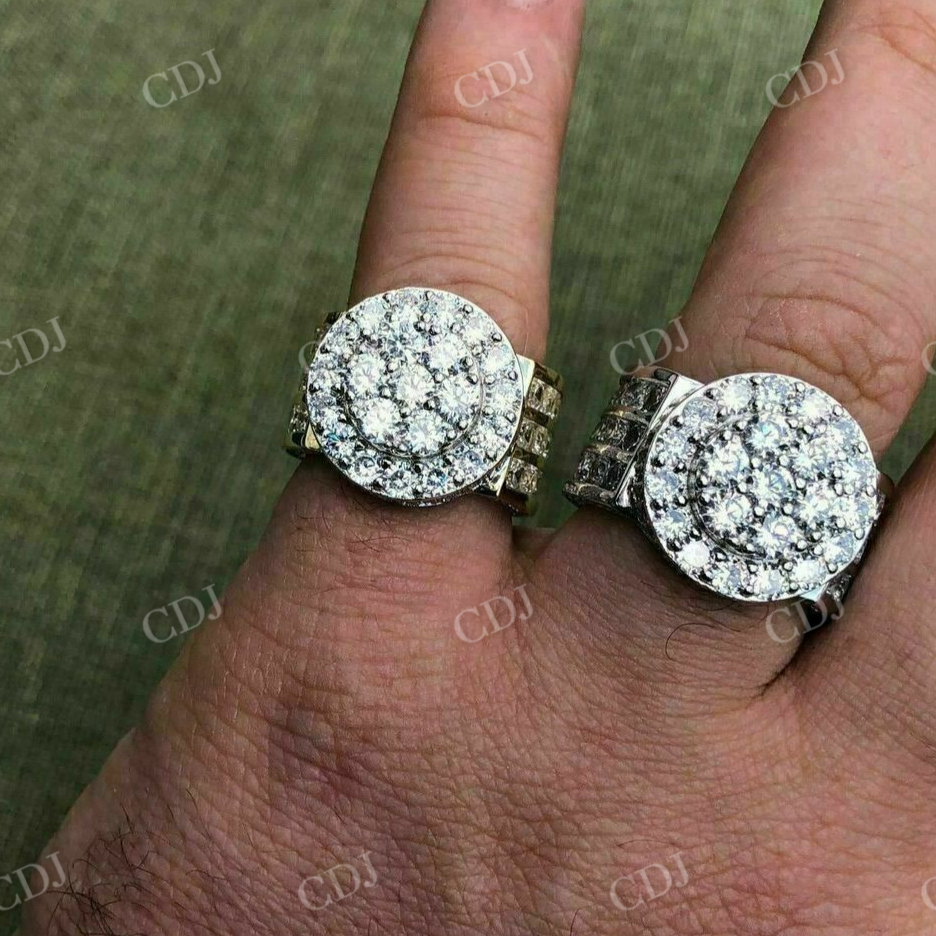 14K Gold Icy Hip Hop Diamond Ring - Shop The Collection – customdiamjewel