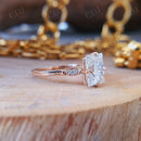 2.12CT Rectangular Cut Moissanite Engagement Ring – customdiamjewel